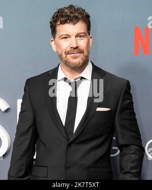 Gabe Fazio attends Netflix premiere of Good Nurse at Paris Theater on ...