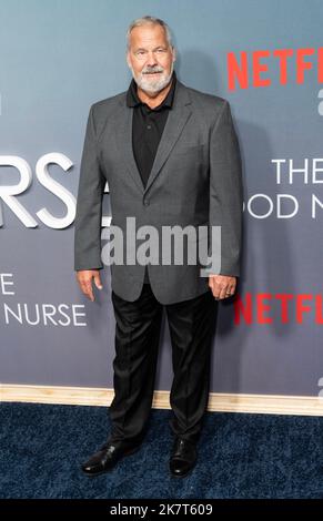 Timothy Braun attends Netflix premiere of Good Nurse at Paris Theater ...