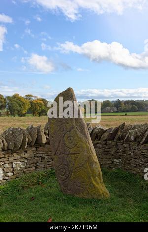 The Serpent Stone of Aberlemno 1 Sculptured Stone West Face in the ...