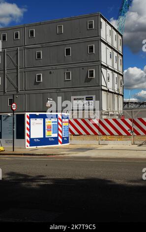 London: HS2 Site Offices Stock Photo - Alamy