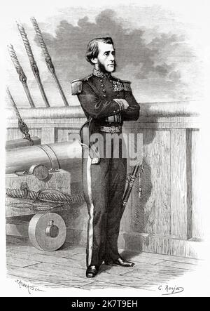 Portrait of Marie-Joseph Francois Garnier (1839-1873) French explorer ...