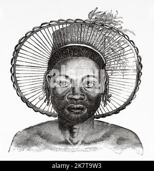 Zande tribe, 19th century illustration Stock Photo - Alamy