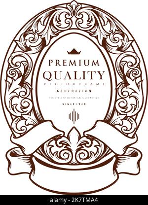 Vintage Logo or Banner Layout with ornamental elements Stock Vector ...