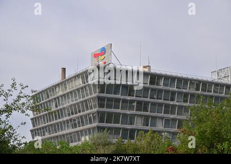 A view of Totalenergies Feyzin refinery near Lyon, central France on ...