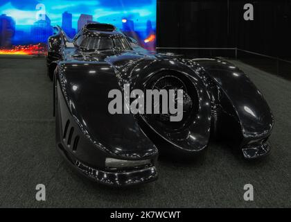 Batmobile, car from the film Batman at the Dubai Classic Motor Show ...