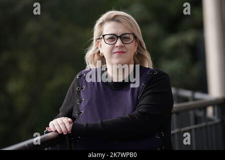 Victoria Woodbridge 35, talking to PA's Katie Boyden following the ...
