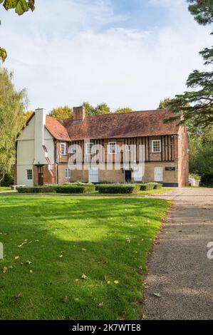 Dating from the 16th century, Manor Farm House as viewed across what ...