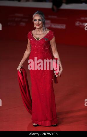 Guia Jelo attends the red carpet of the film "L'ombra di Caravaggio ...