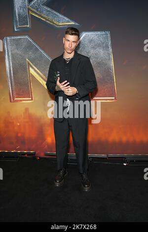 October 19, 2022: JOSH CARROLL attends the Sydney Premiere of 'Black ...