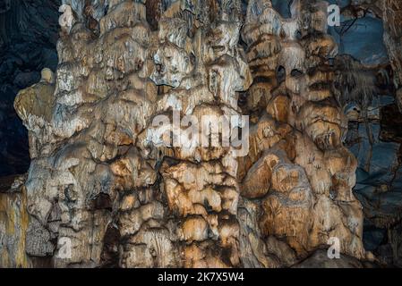 Rock formations view from Inkaya cave. Guzelbahce, Izmir, Turkey Stock ...