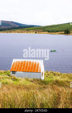 The fishing hut for the Kintyre Angling Club at Lussa Loch on the ...