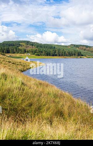The northern end of Lussa Loch on the Kintyre Peninsula, Argyll & Bute ...