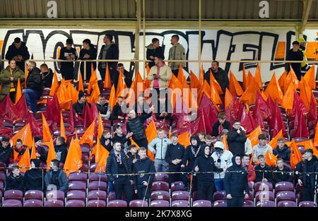Motherwell fans before the Premier Sports Cup Semi-final match at ...