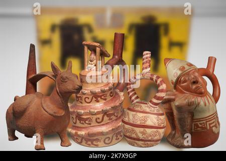 Inca Art - Some vessels that were used in religious rituals and ...