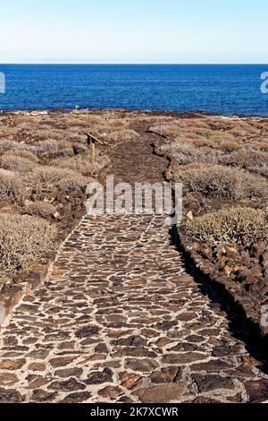 Breathtaking landscape of Vertice Geodesico - Jameos del Agua - Haria ...