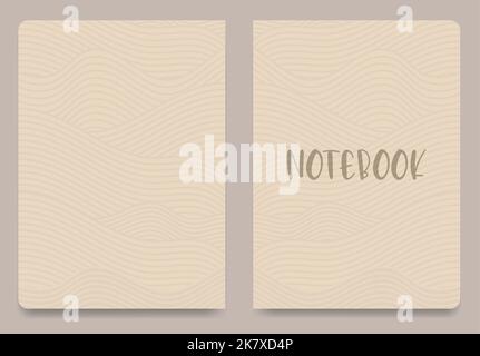 Universal abstract pastel colored template for notebook cover Stock ...