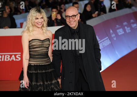(10/18/2022) Micaela Ramazzotti and Paolo Virzì for "L'ombra di ...