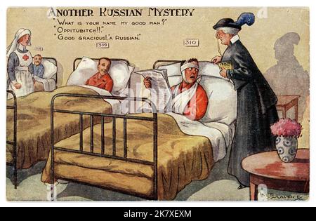 Wounded Russian Man, WW1 Stock Photo - Alamy