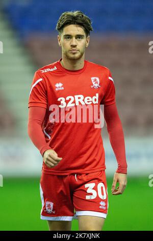 Hayden Hackney #30 of Middlesbrough during the Sky Bet Championship ...