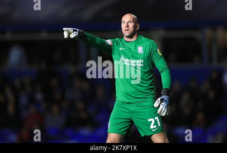 Birmingham City Goalkeeper John Ruddy during the Sky Bet Championship ...