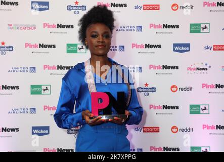 Jessica Creighton attending the PinkNews Awards at Church House ...