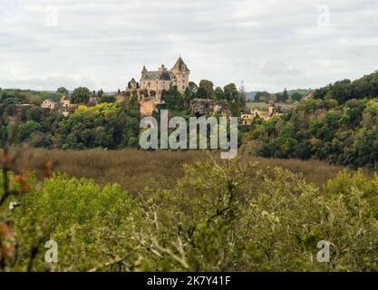 French turreted chateau with commanding skyline and extensive views of ...