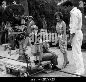 GINA LOLLOBRIGIDA and her only child MILKO SKOFIC Jr. colour candid at ...