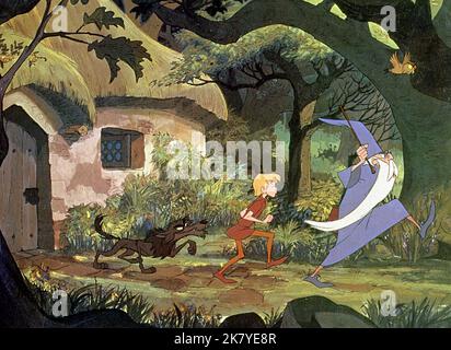 Arthur & Merlin Film Sword In The Stone (USA 1963) Characters: & Merlin ...