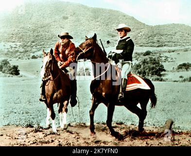 Howard Keel & Scott Brady Film Red Tomahawk (1965) Characters: Capt ...