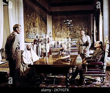ANTHONY QUAYLE and PETER O'TOOLE in LAWRENCE OF ARABIA 1962 director ...