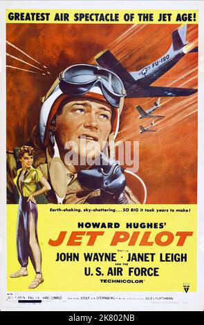 Film still from 'Jet Pilot' starring Janet Leigh and John Wayne. Dated ...