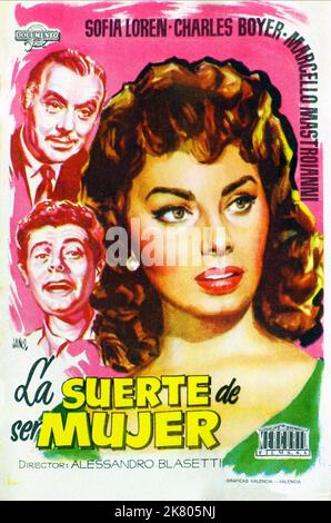 Sophia Loren Film: What A Woman!; Lucky To Be A Woman; La Fortuna Di ...