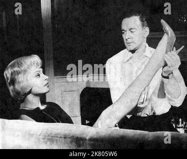 Tony Britton & Nadja Tiller Film: The Rough And The Smooth; Portrait Of ...