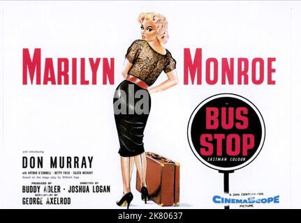 Marilyn Monroe Poster Film Bus Stop (USA 1956) Characters: Cherie ...