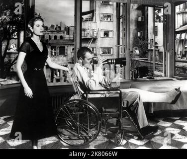 Grace Kelly and James Stewart with a camera - Publicity Photo for the ...