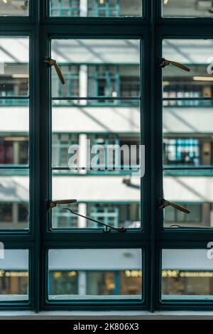 The interior verandahs overlooking the courtyard of PMQ, formerly the ...