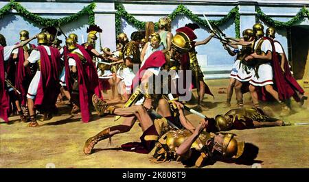 ARENA FIGHT SCENE QUO VADIS (1951 Stock Photo - Alamy