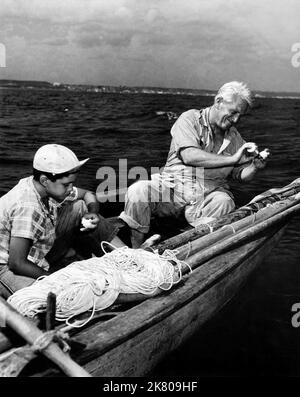 TRACY,PAZOS, THE OLD MAN AND THE SEA, 1958 Stock Photo - Alamy