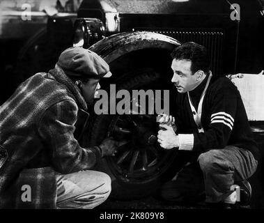 GO, MAN, GO! Dane Clark, Sidney Poitier, 1954 Stock Photo - Alamy