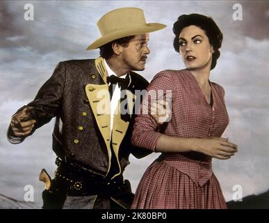 Dan Duryea & Jarma Lewis Film The Marauders (1957) Characters: Avery ...