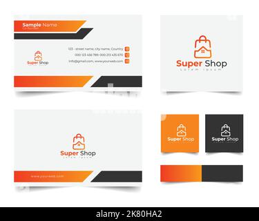 Supper market shop logo design Stock Vector Image & Art - Alamy