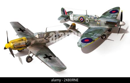 The Messerschmitt Bf 109 is a German World War II fighter aircraft that ...