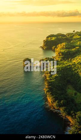 Sunrise in the Side Shore of Java Stock Photo - Alamy