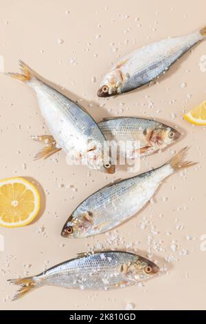 salt and gizzard shad fish Stock Photo - Alamy