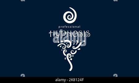 Hand-drawn logo for professional hypnosis Stock Vector Image & Art - Alamy