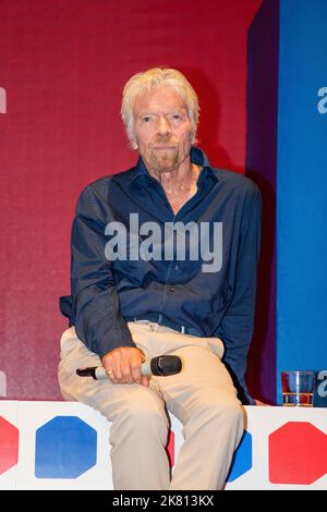 Milan, Italy. 18th Oct, 2022. Sir Richard Branson & Tom Mockridge - CEO ...