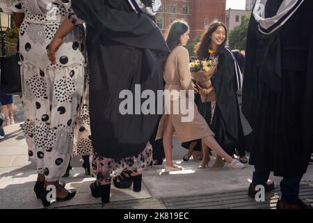 Talented young graduates from Imperial College London celebrate their ...