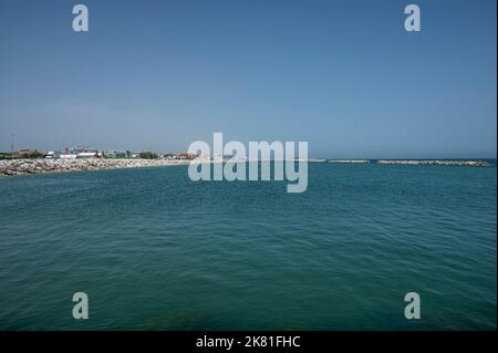 Fano, Italy - 06-22-2022: The beautiful and famous arch of Augusto di ...