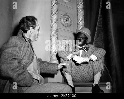 Director ALFRED E. GREEN LARRY PARKS in blackface as Al Jolson and AL ...