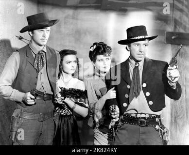 WILLIAM LUNDIGAN, DONNA REED, ANN AYARS, LLOYD NOLAN, APACHE TRAIL, 1942 Stock Photo - Alamy